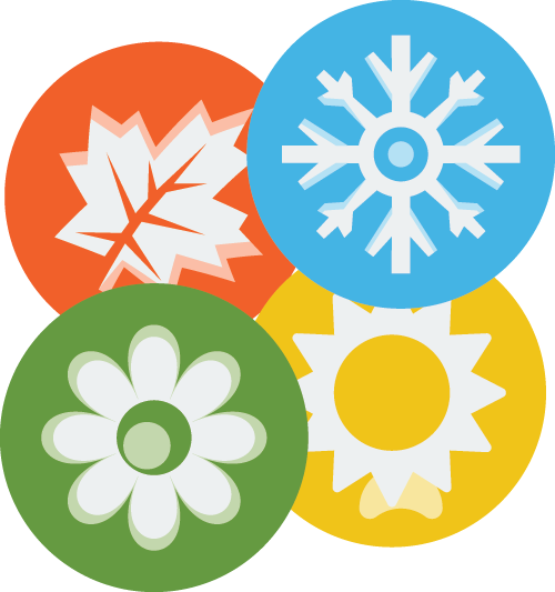 Four Seasons PNG Vector Images with Transparent background - TransparentPNG