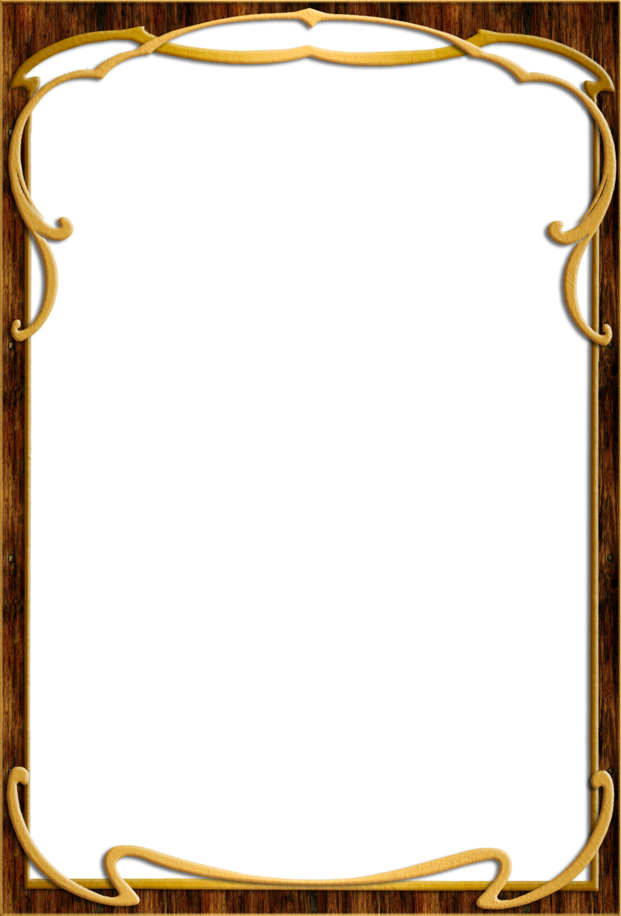 Wood Frame Images PNG Transparent Background 1242x1833px - Filesize ...