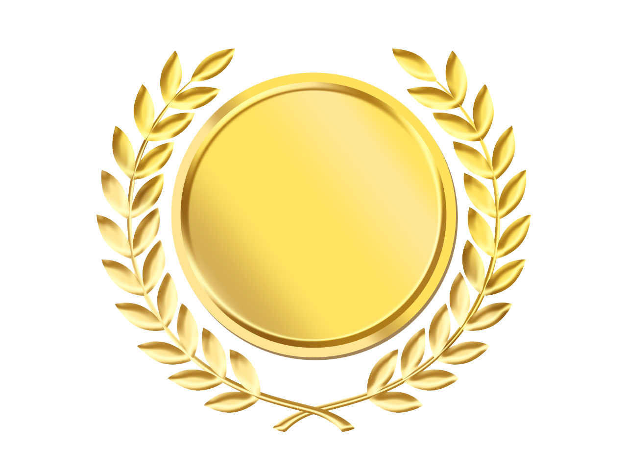 Gold Medal PNG Vector Images with Transparent background - TransparentPNG