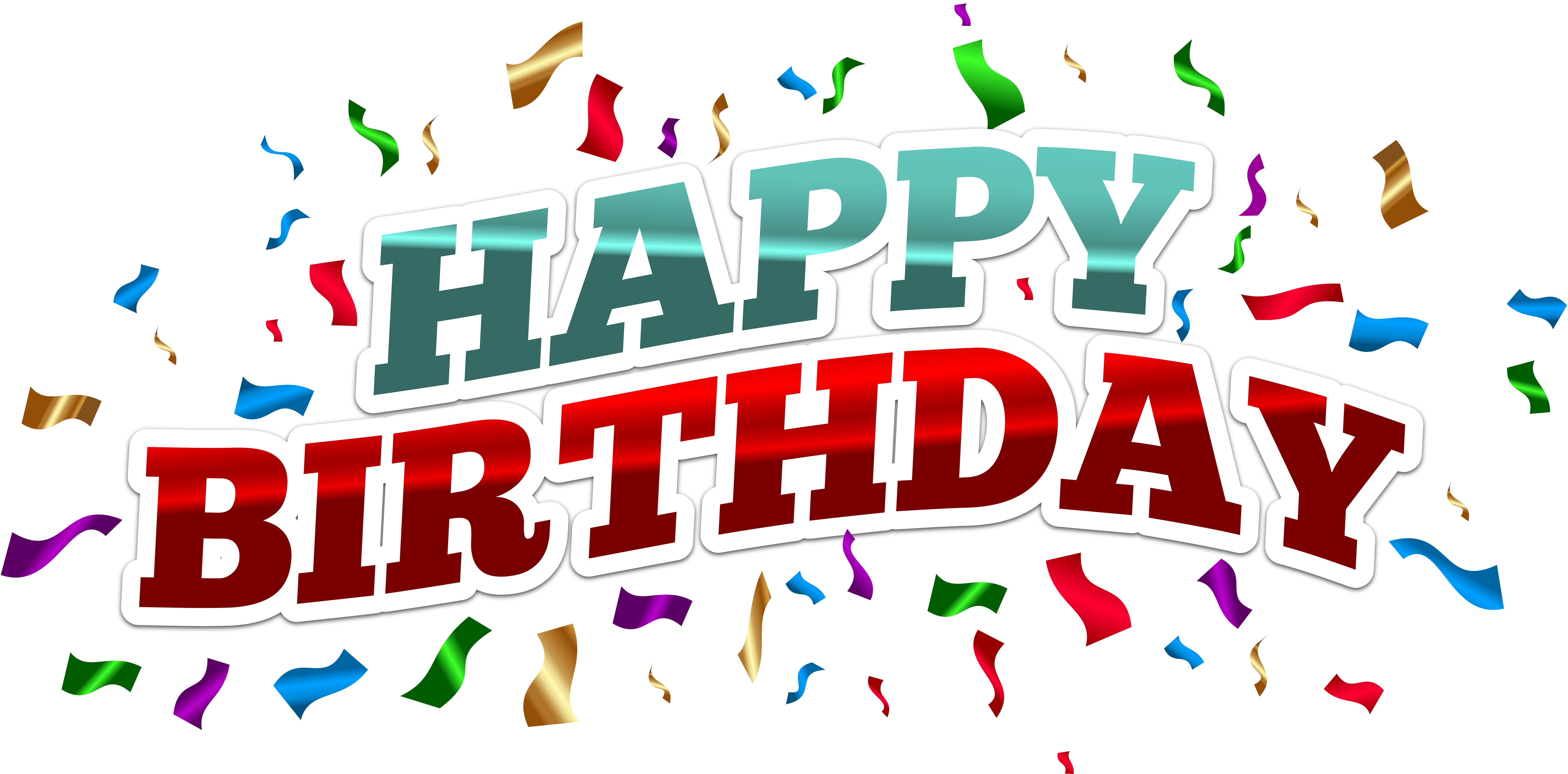 Colorful Happy Birthday Photos Free Download PNG Transparent Background ...