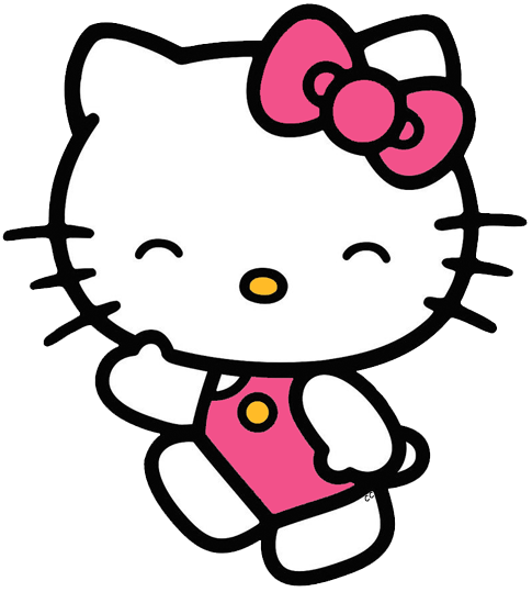Walking Hello Kitty Free Photos PNG Transparent Background 485x539px ...
