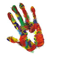 Handprint Colorful Holi PNG Transparent Background 268x240px - Filesize ...
