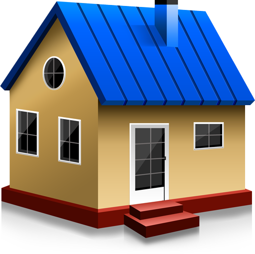 House Free Cut Out PNG Transparent Background 512x510px - Filesize ...
