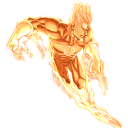 Human Torch Game Characters Picture PNG Transparent Background ...