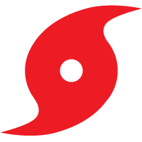Hurricane Red Symbol Icon PNG Transparent Background 200x200px ...