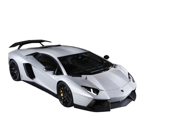 Grey Lamborghini Aventador Free PNG Transparent Background 600x450px ...