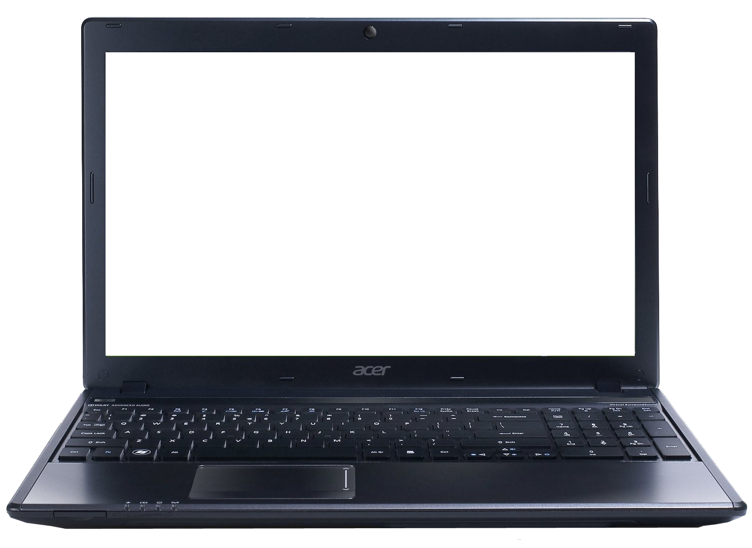 Acer Black Blank Screen Laptop Photo Download PNG Transparent ...