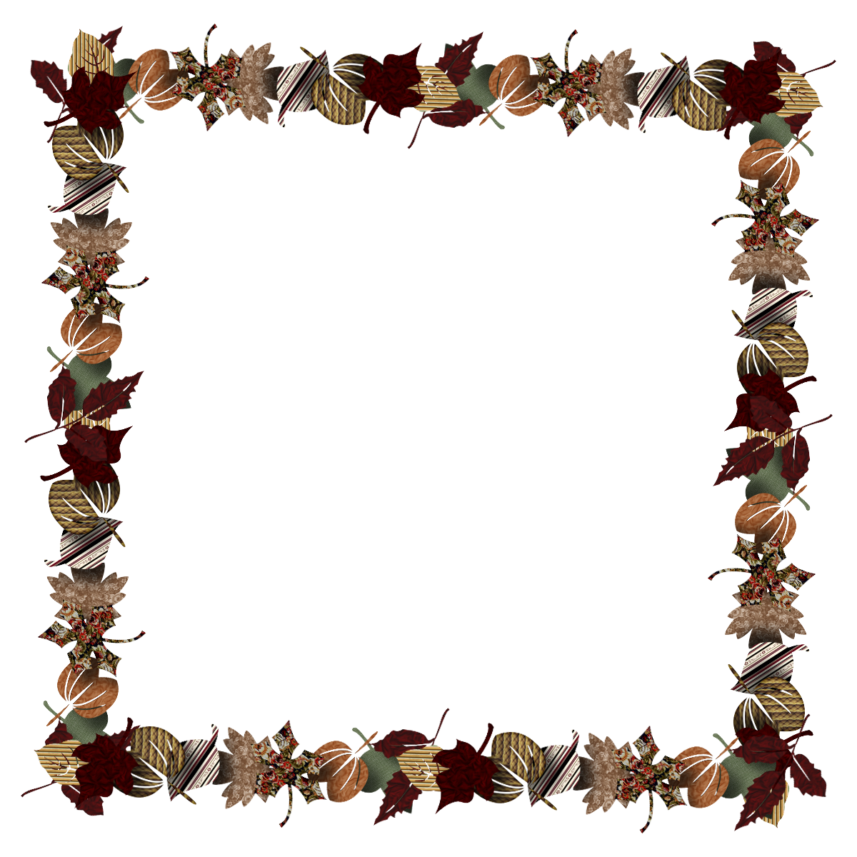 Leaf Frame PNG Transparent Background 1200x1200px - Filesize: 937255kb ...