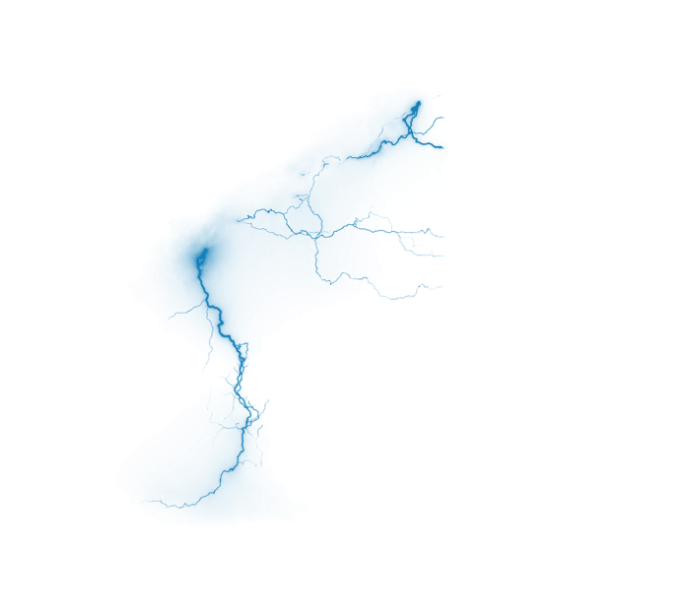 Thunder Blue Lightning Free PNG Transparent Background 697x592px ...