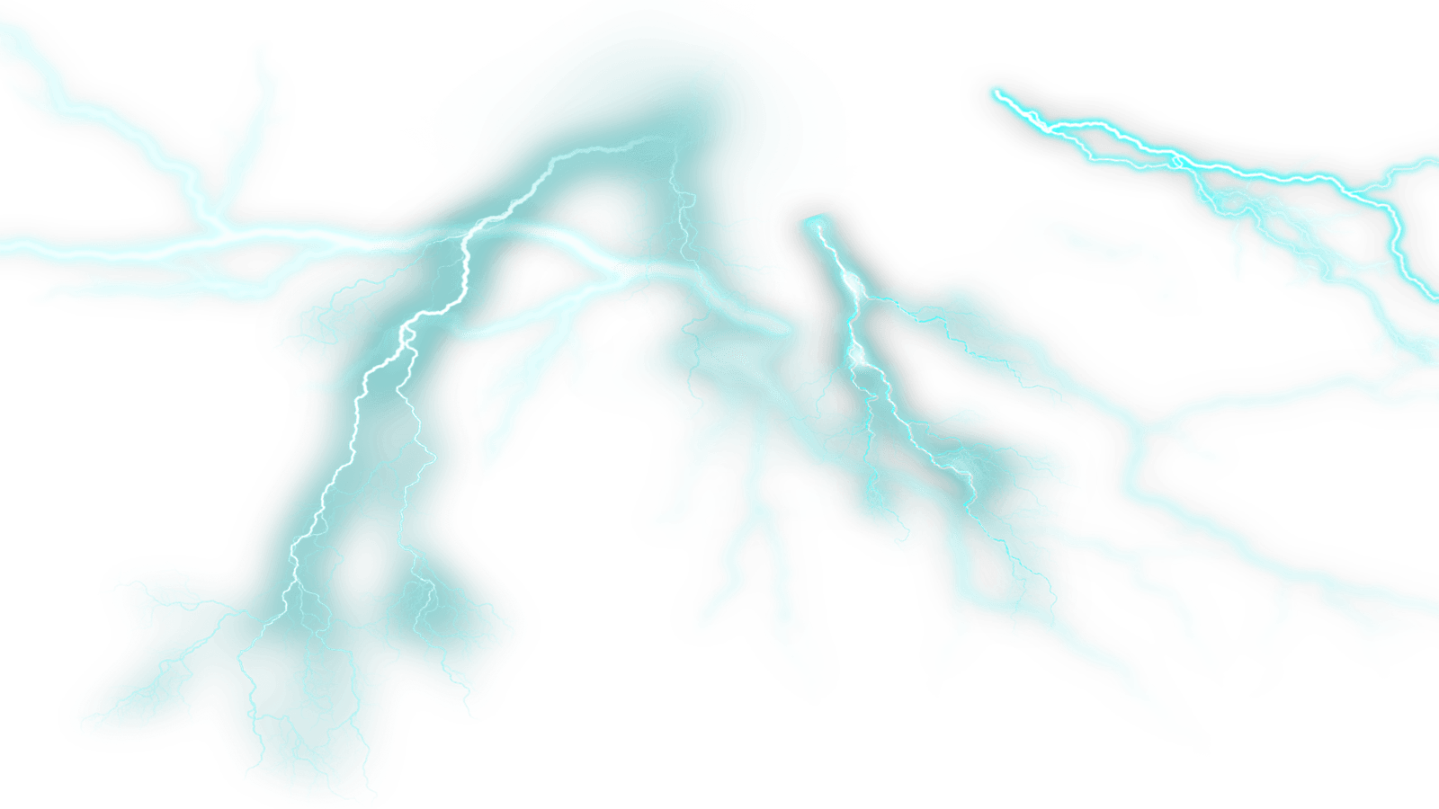 Turquoise Lightning Picture Free PNG Transparent Background 1600x900px ...
