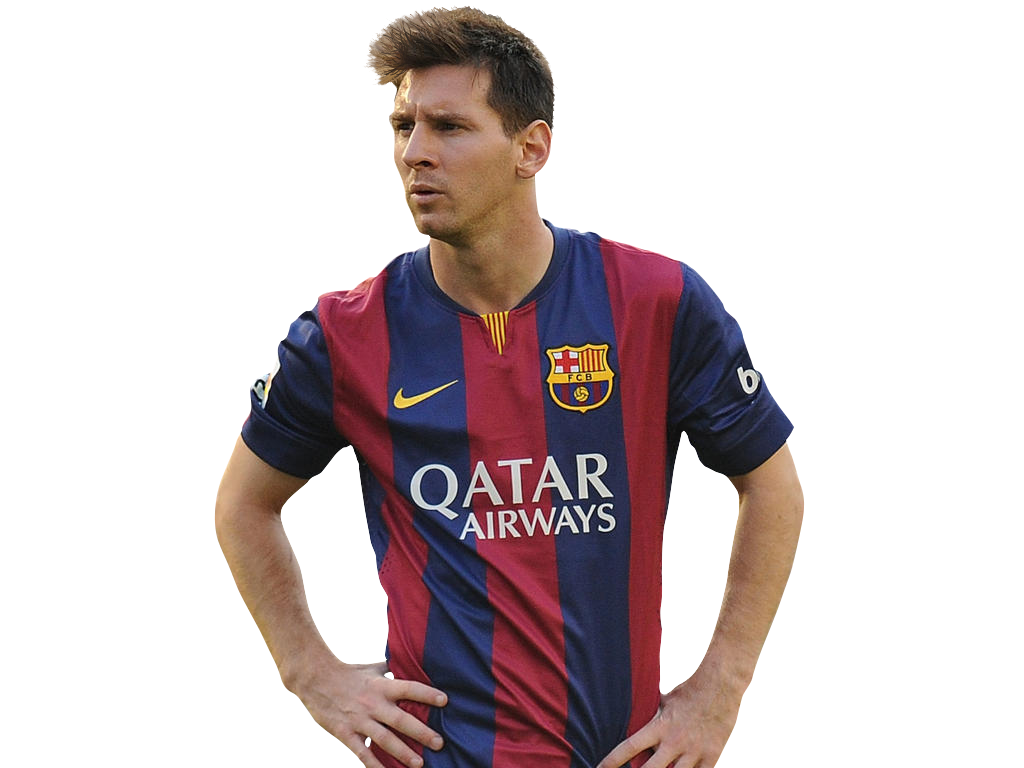 Lionel Messi Cut Out PNG Transparent Background 1024x768px - Filesize ...
