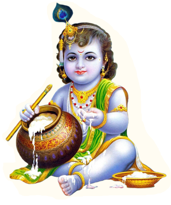 Lord Krishna Free PNG Transparent Background 600x718px - Filesize ...
