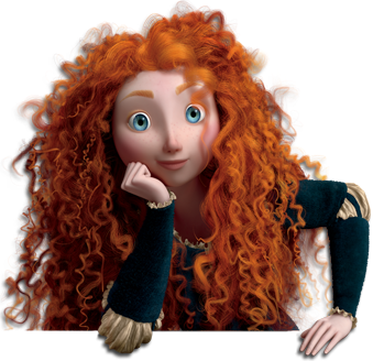 Rise Of The Brave Tangled Dragons Merida PNG Transparent Background ...