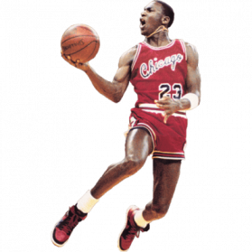 Michael Jordan Cut Out PNG Transparent Background 279x279px - Filesize ...