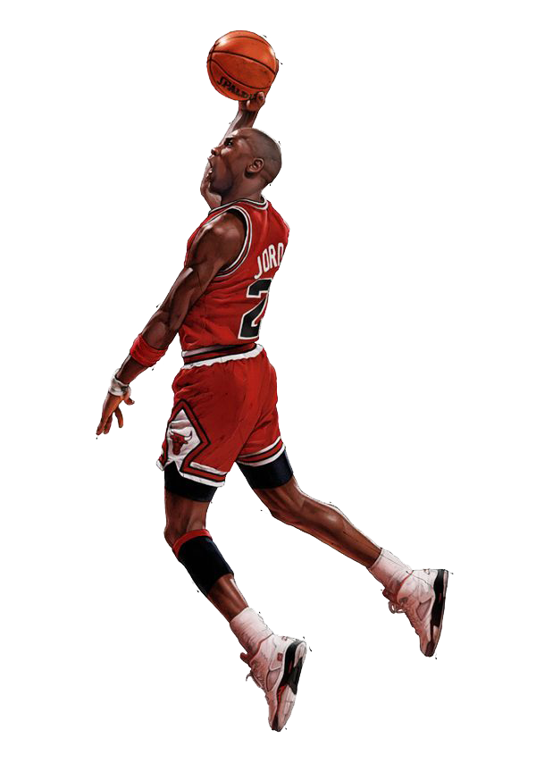 Michael Jordan Icon PNG Transparent Background 600x863px - Filesize ...