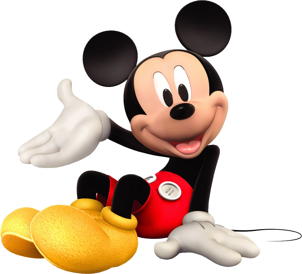 Cute Sitting Mickey Mouse Clipart Photo Hd PNG Transparent Background ...