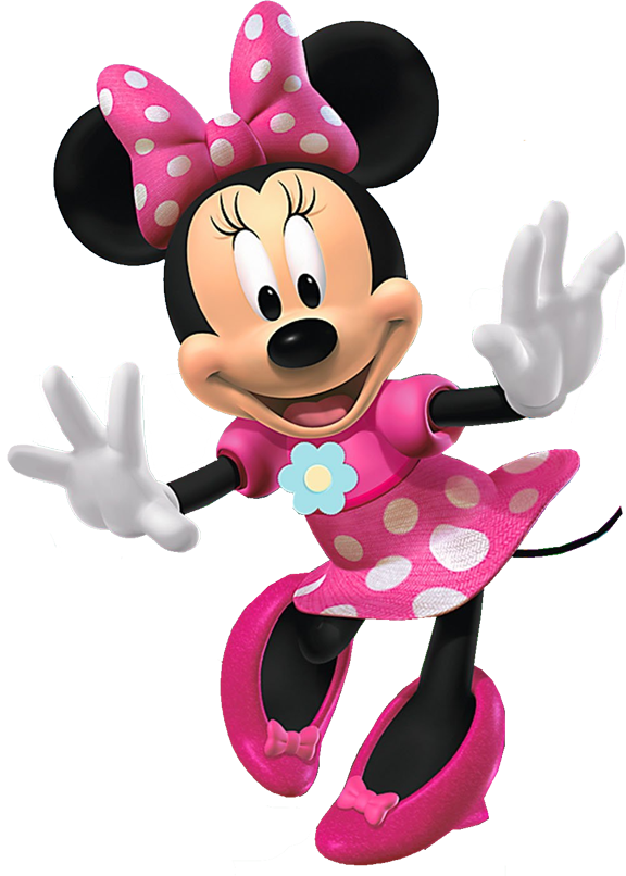 Pink Minnie Mouse Clipart PNG Transparent Background 576x806px ...