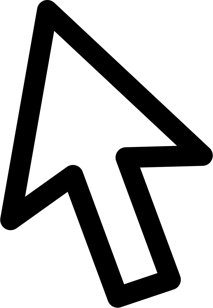 Mouse Cursor Cut Out PNG Transparent Background 680x981px - Filesize ...