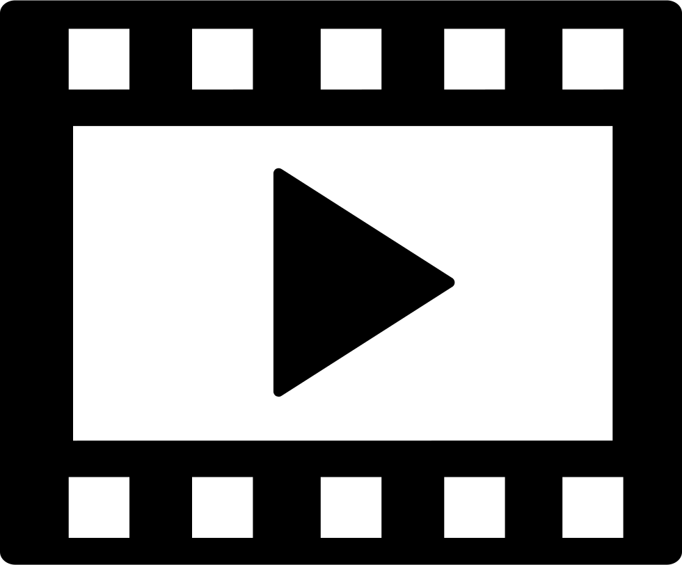 Movie Roll With Play Sign Hd PNG Transparent Background 980x812px ...
