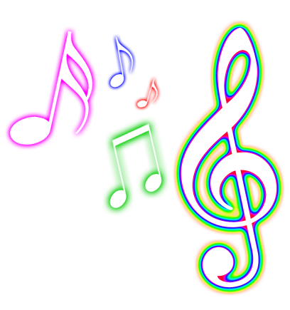 Colorful Musical Notes PNG Transparent Background 408x435px - Filesize ...