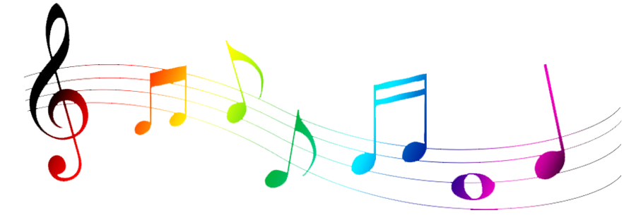 Colorful Music Note PNG Transparent Background 900x312px - Filesize ...