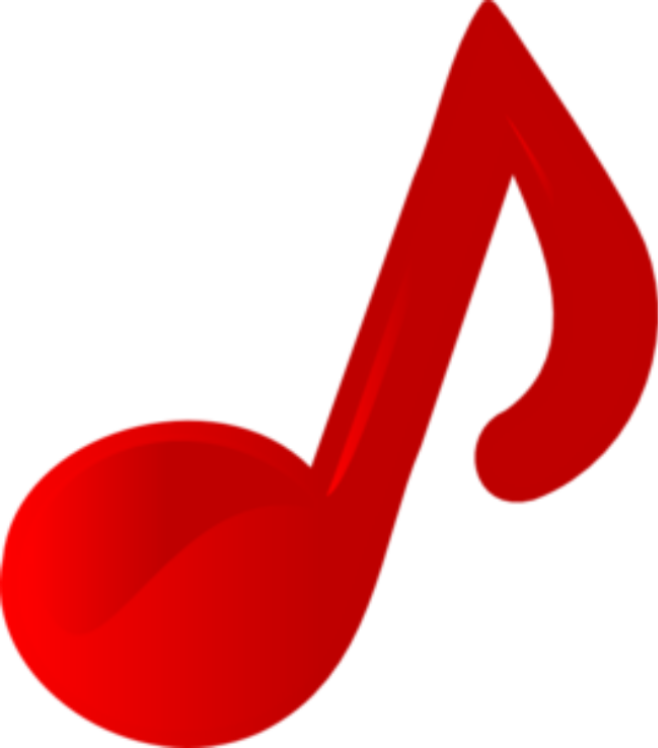 Music Note Red Images Clip Art PNG Transparent Background 658x748px ...