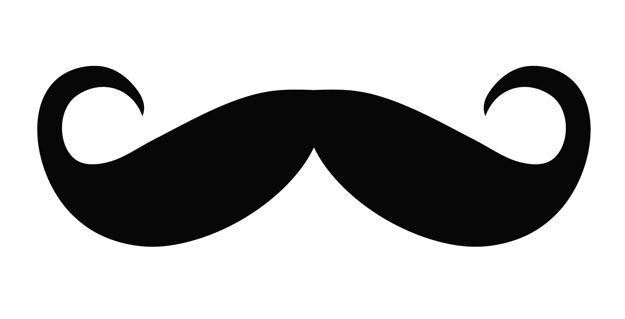 Mustache Free Download PNG Transparent Background 2000x1021px ...