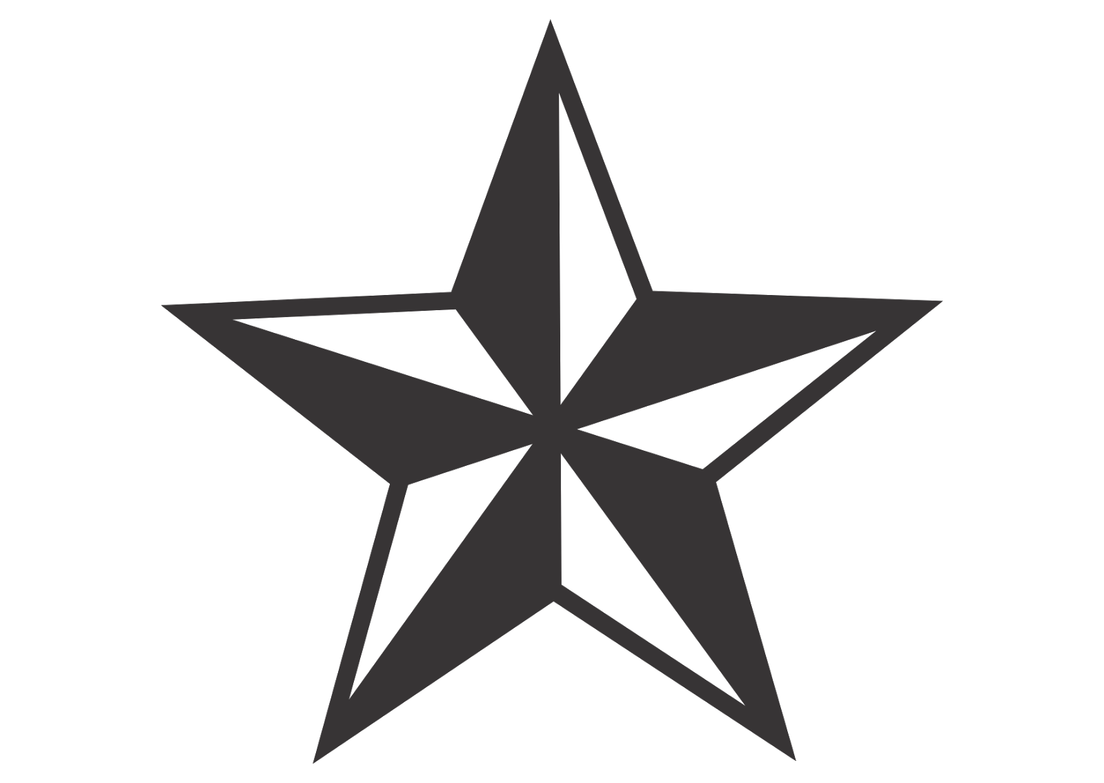 Nautical Star Tattoos PNG Transparent Background 1600x1136px - Filesize ...