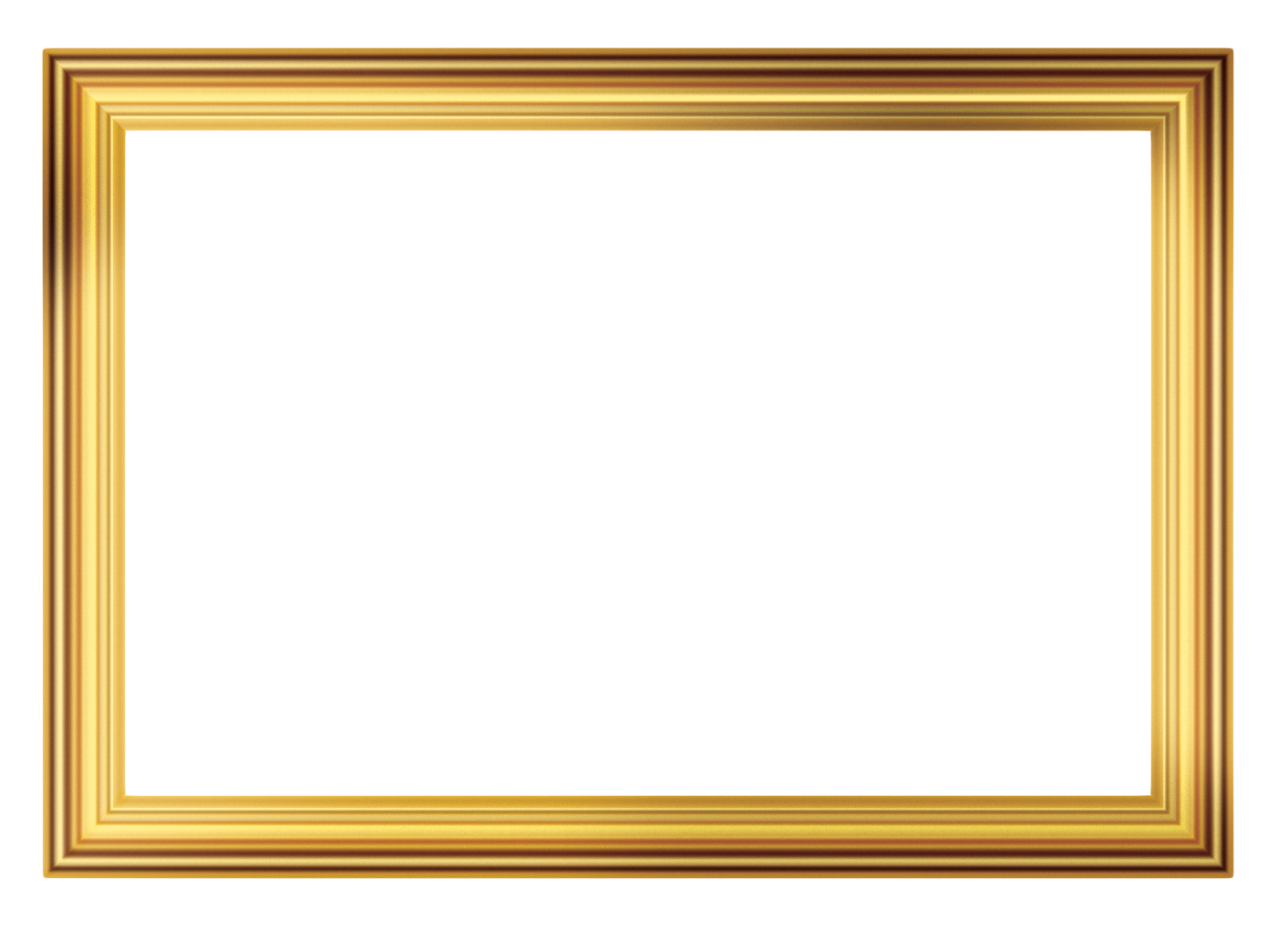 Gold Frame Picture PNG Transparent Background 1413x1031px - Filesize ...