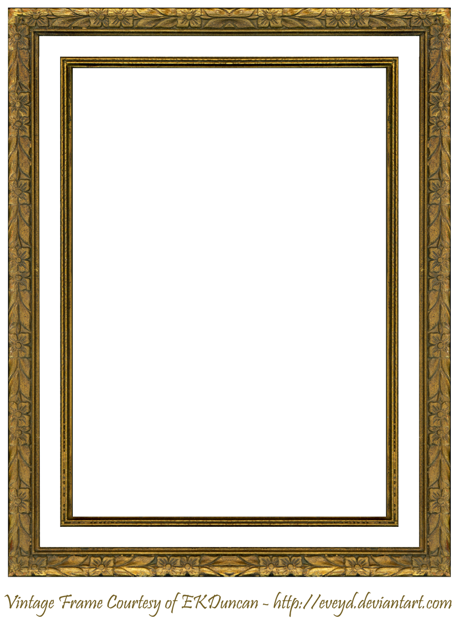 Embroidered Brown Frame, Decorative, Photo Frame PNG Transparent ...