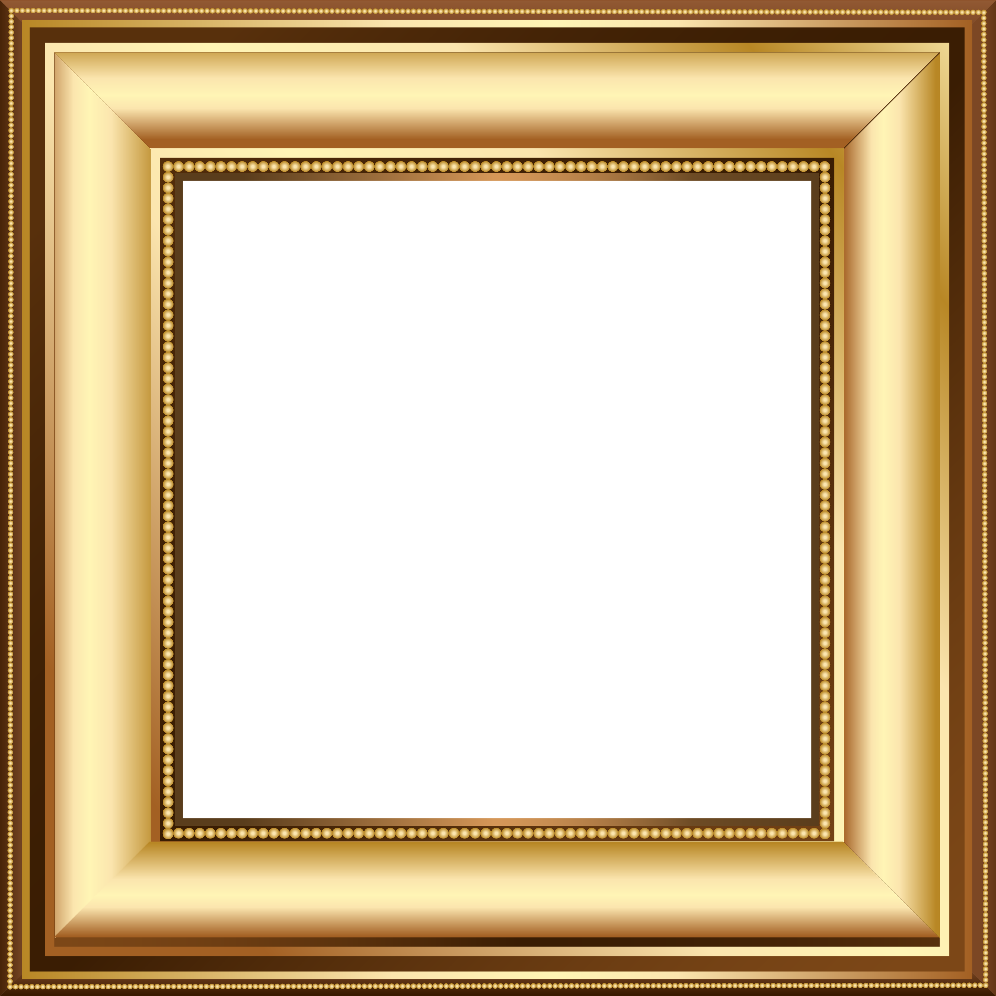 Brown Frame PNG Transparent Background 3300x3300px - Filesize ...