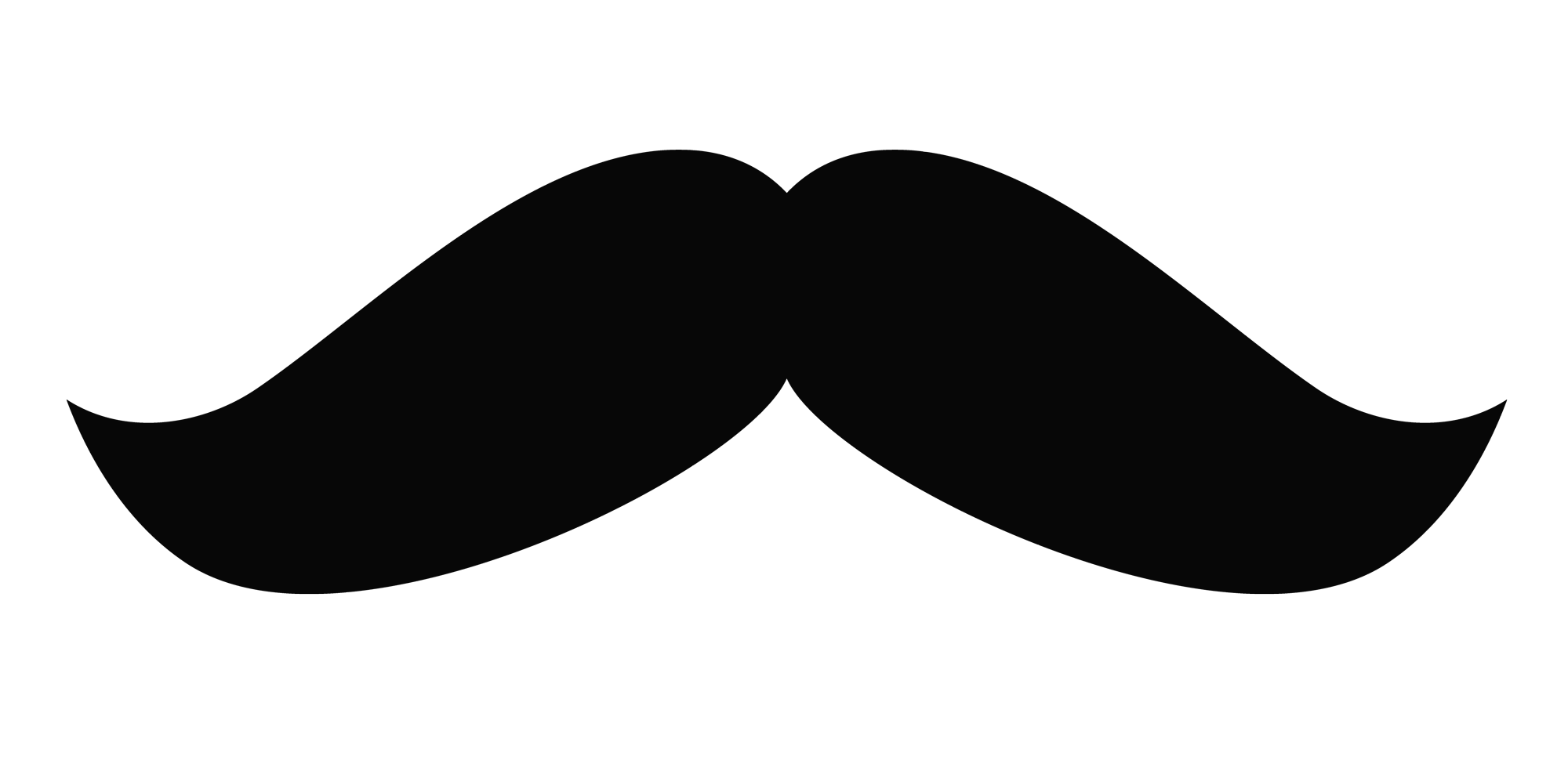 Mustache Pictures PNG Transparent Background 2000x979px - Filesize ...