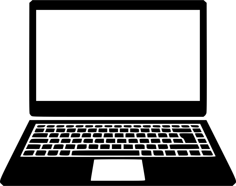 Black Laptop Illustration Icon PNG Transparent Background 980x774px ...