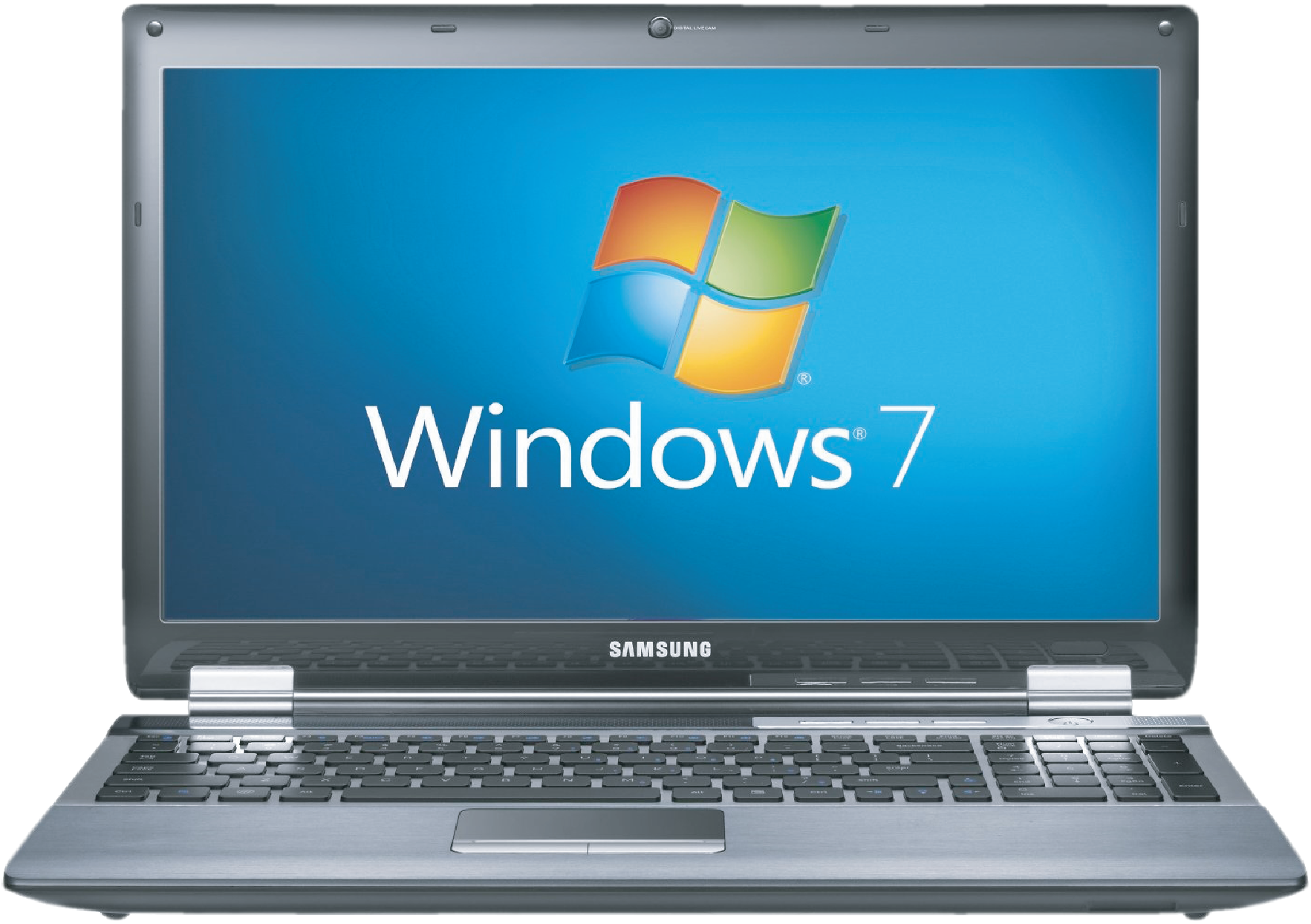 Windows 7 Screen Samsung Gray Laptop Hd PNG Transparent Background ...