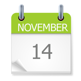 November 14 Calendar PNG Transparent Background 283x283px - Filesize ...
