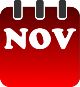 Red Nov Calendar PNG Transparent Background 276x298px - Filesize ...