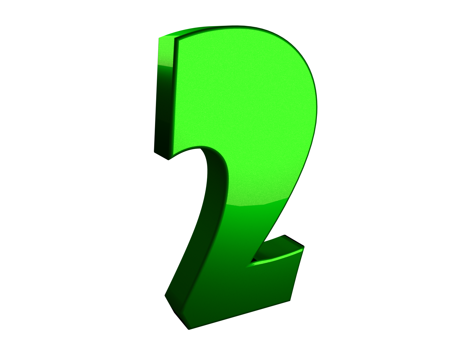Green Numbers Two For Kids Hd , Green 2 PNG Transparent Background ...