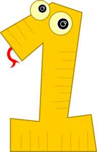 Yellow Number One For Kids, 1 Number PNG Transparent Background ...