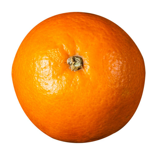 Orange Top View Hd PNG Transparent Background 500x494px - Filesize ...