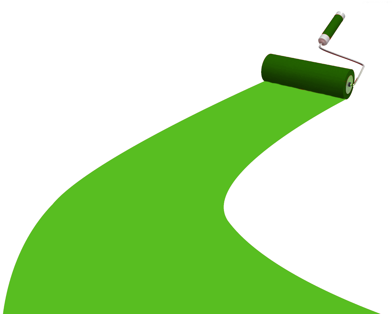 Paint Roller PNG Transparent Background 1600x1280px - Filesize ...