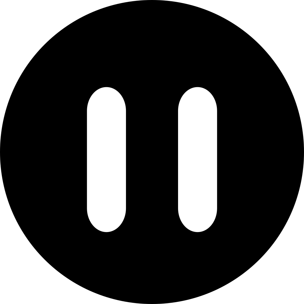 Pause Button Symbol PNG Transparent Background 980x980px - Filesize ...