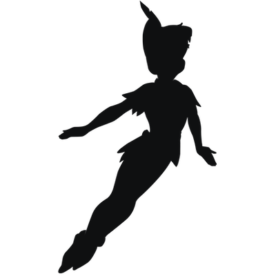 Dark Peter Pan Shadow PNG Transparent Background 400x400px - Filesize ...