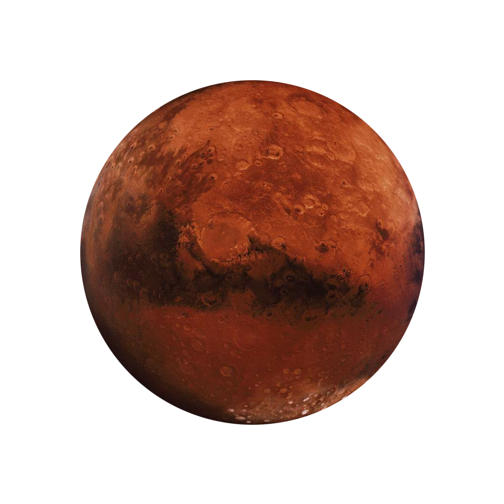 Red Mars Planet Free Icon PNG Transparent Background 1024x1024px ...