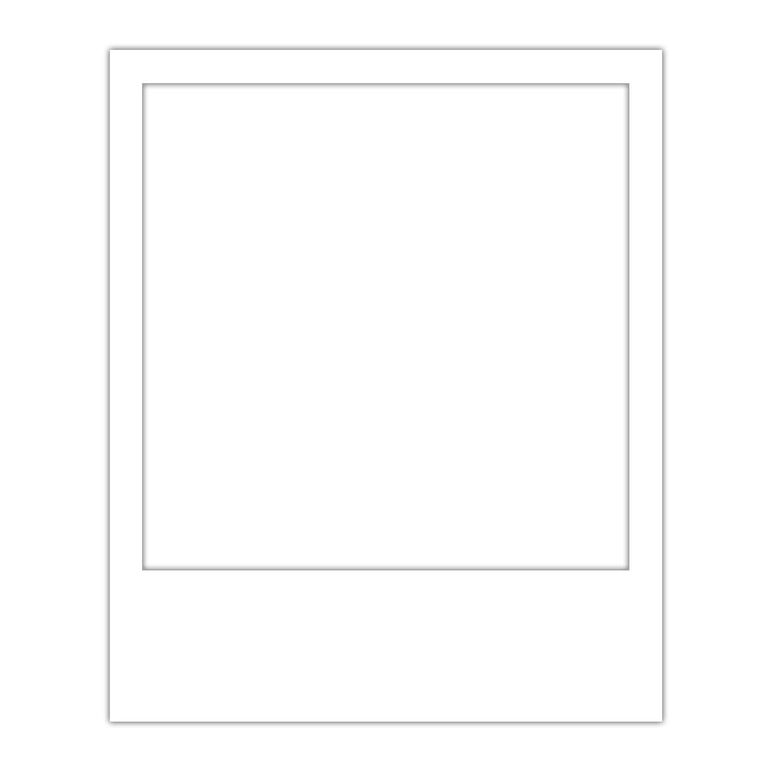 Plain White Frame Polaroid Hd PNG Transparent Background 1532x1532px ...