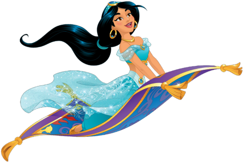 Princess Jasmine Flying Icon PNG Transparent Background 500x334px ...