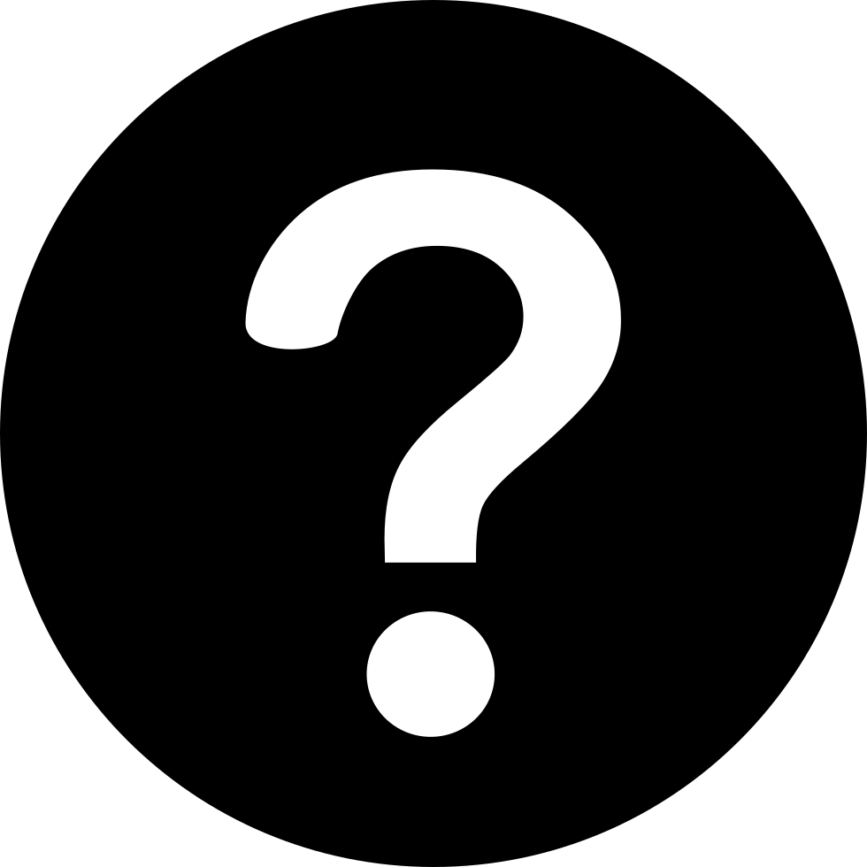 Black Filled Question Mark Hd Icon PNG Transparent Background 980x980px ...