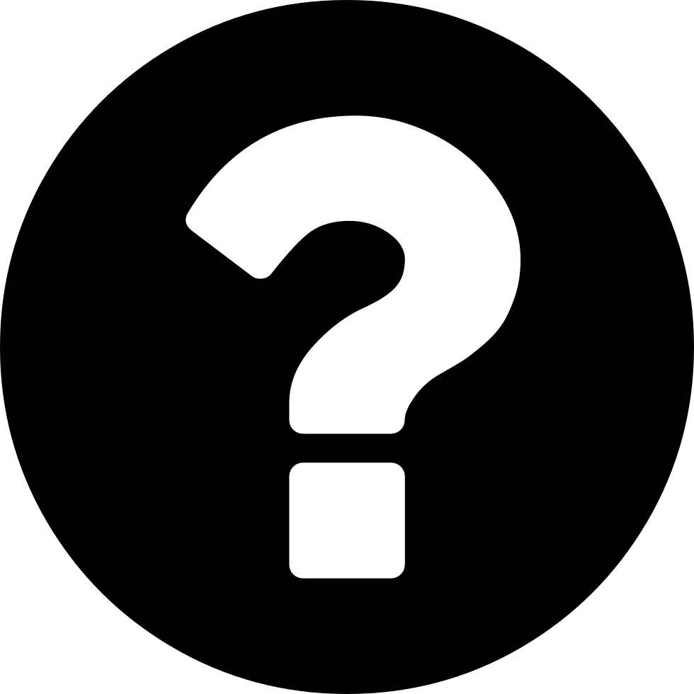 Black Circle Question Mark Icon, Question PNG Transparent Background ...
