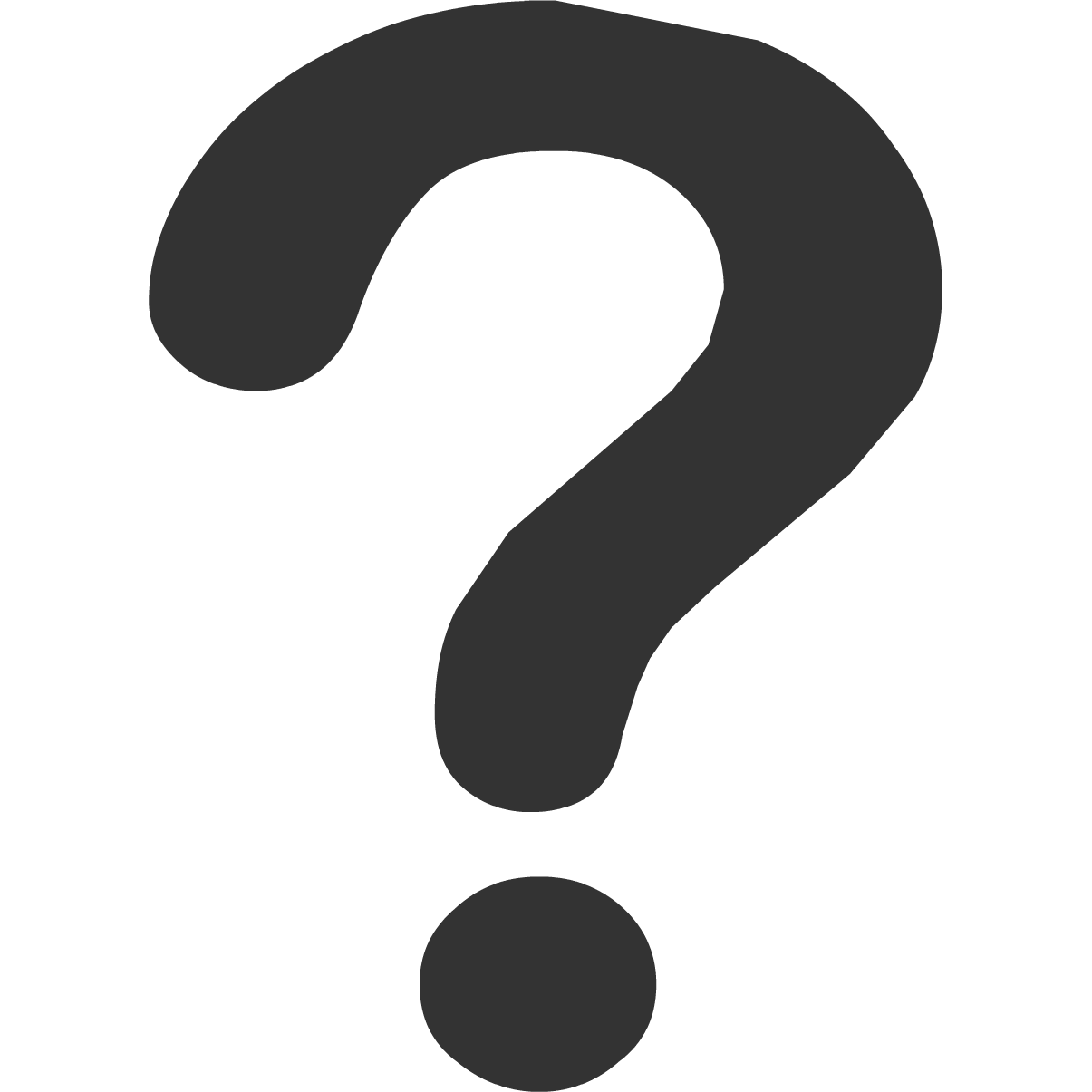 Black Question PNG Transparent Background 1205x1205px - Filesize ...