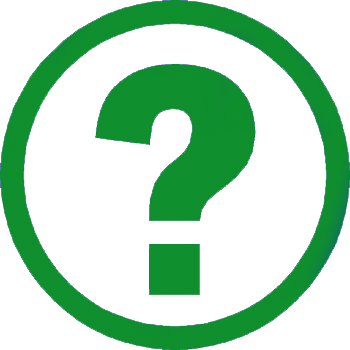 Green Circle Question Logo PNG Transparent Background 350x350px ...