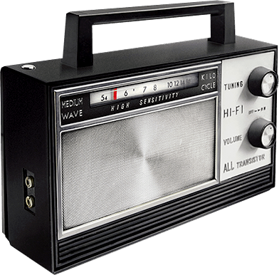 Radio Free Cut Out PNG Transparent Background 392x386px - Filesize ...